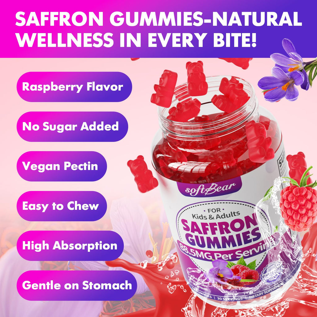 softbear saffron gummies delicious herbal treat