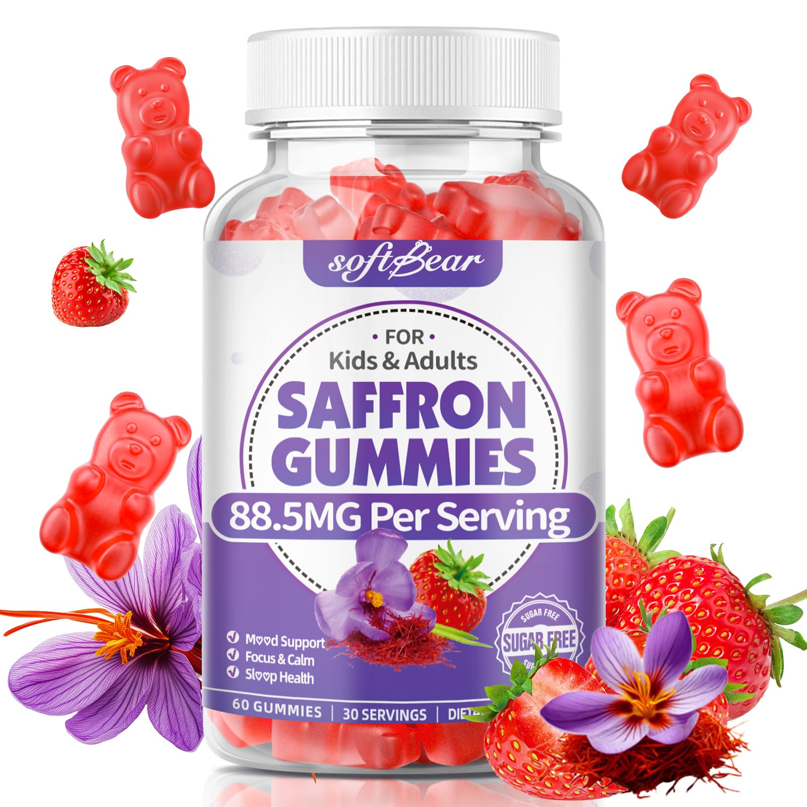 softbear saffron gummies for wellness