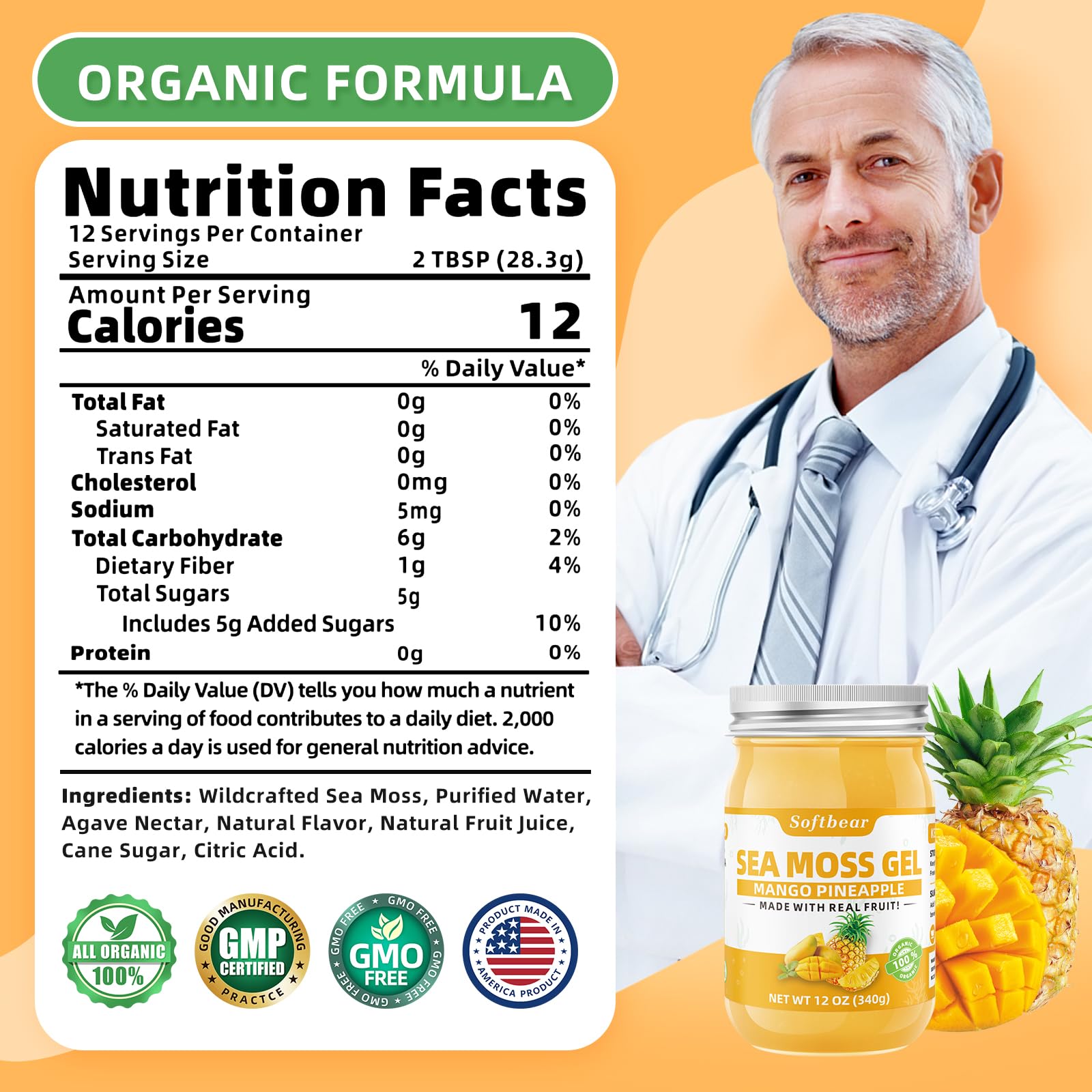 softbear sea moss gel nutrition