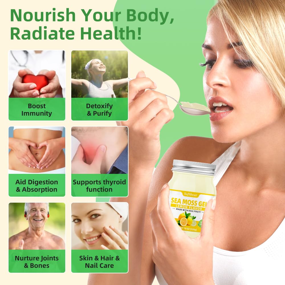 softbear Seamoss Gel for wellness