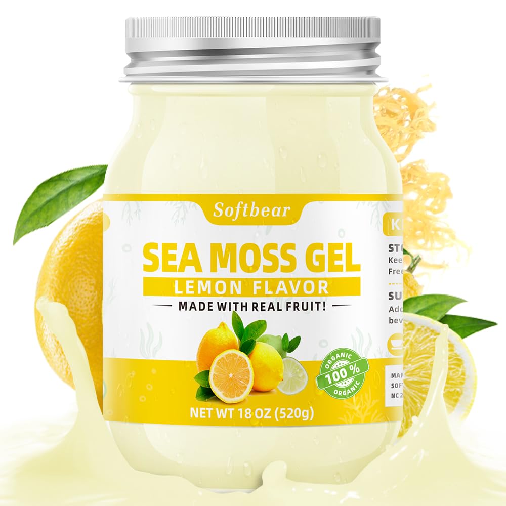 softbear Seamoss Gel lemon flavour