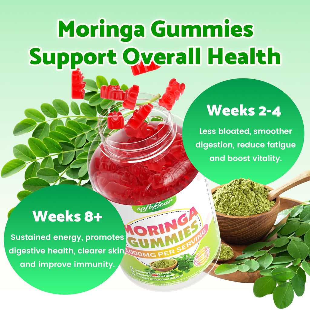 softbear strawberry flavour Moringa supplement