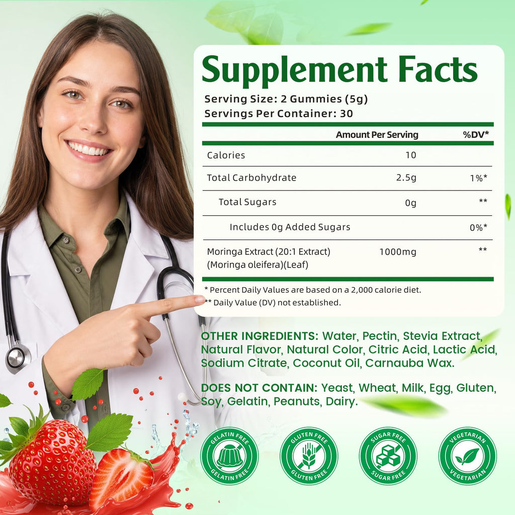softbear strawberry Moringa health benefits
