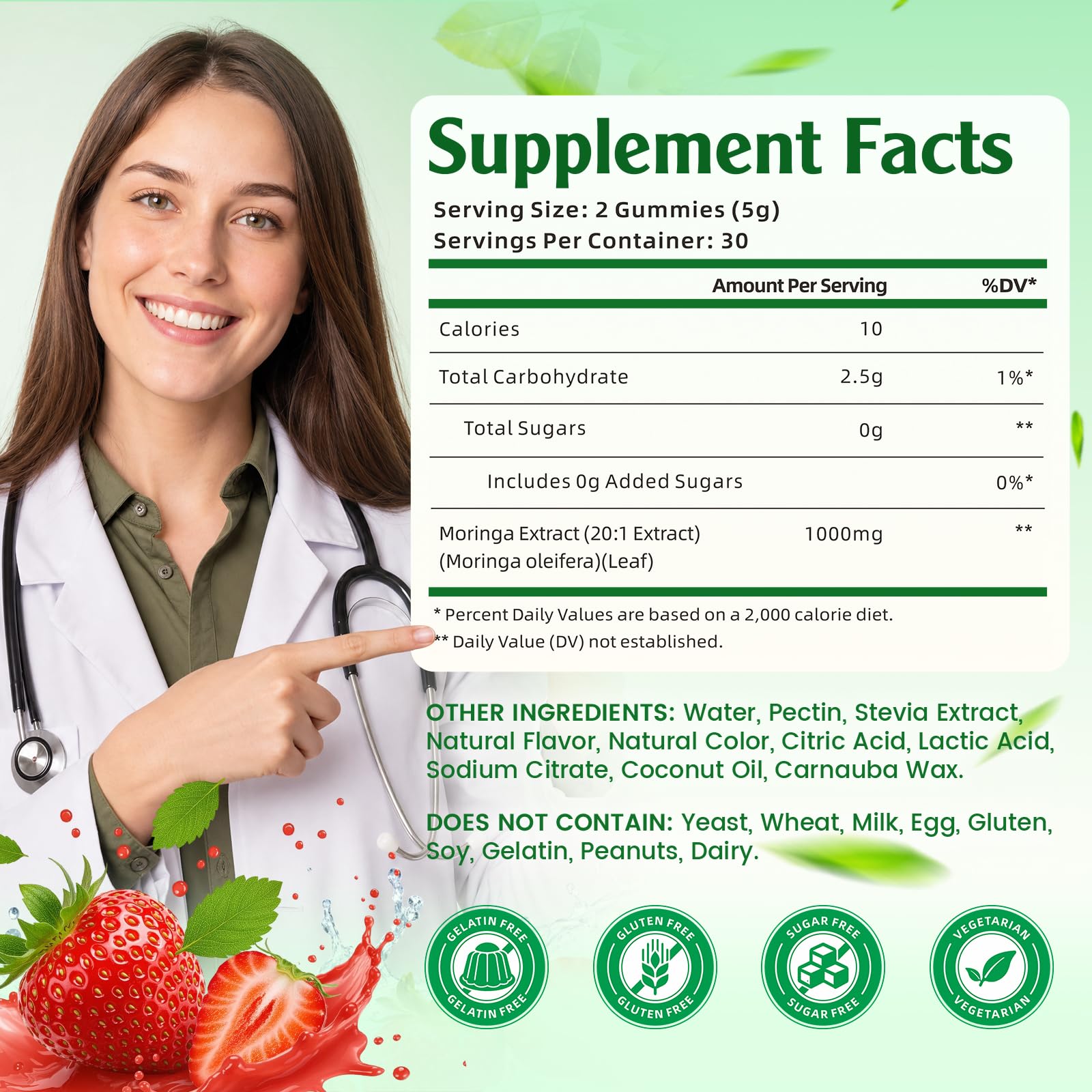 softbear strawberry Moringa health benefits