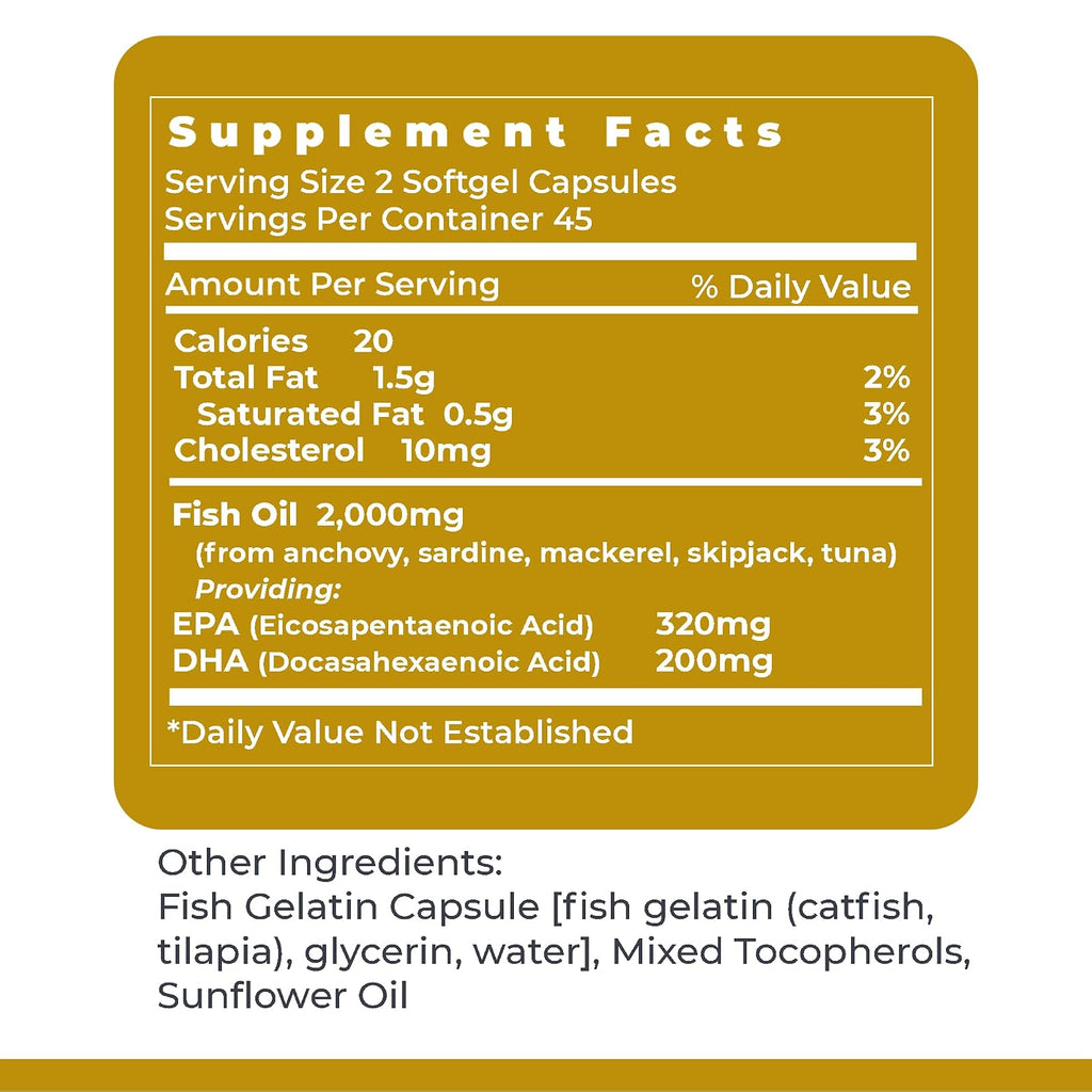 softgel capsules for daily omega intake