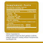 softgel capsules for daily omega intake
