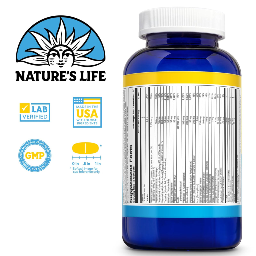 softgel multivitamin for busy lifestyles