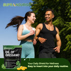 Softgel oregano oil for respiratory support