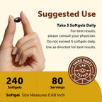 Softgels for convenient energy