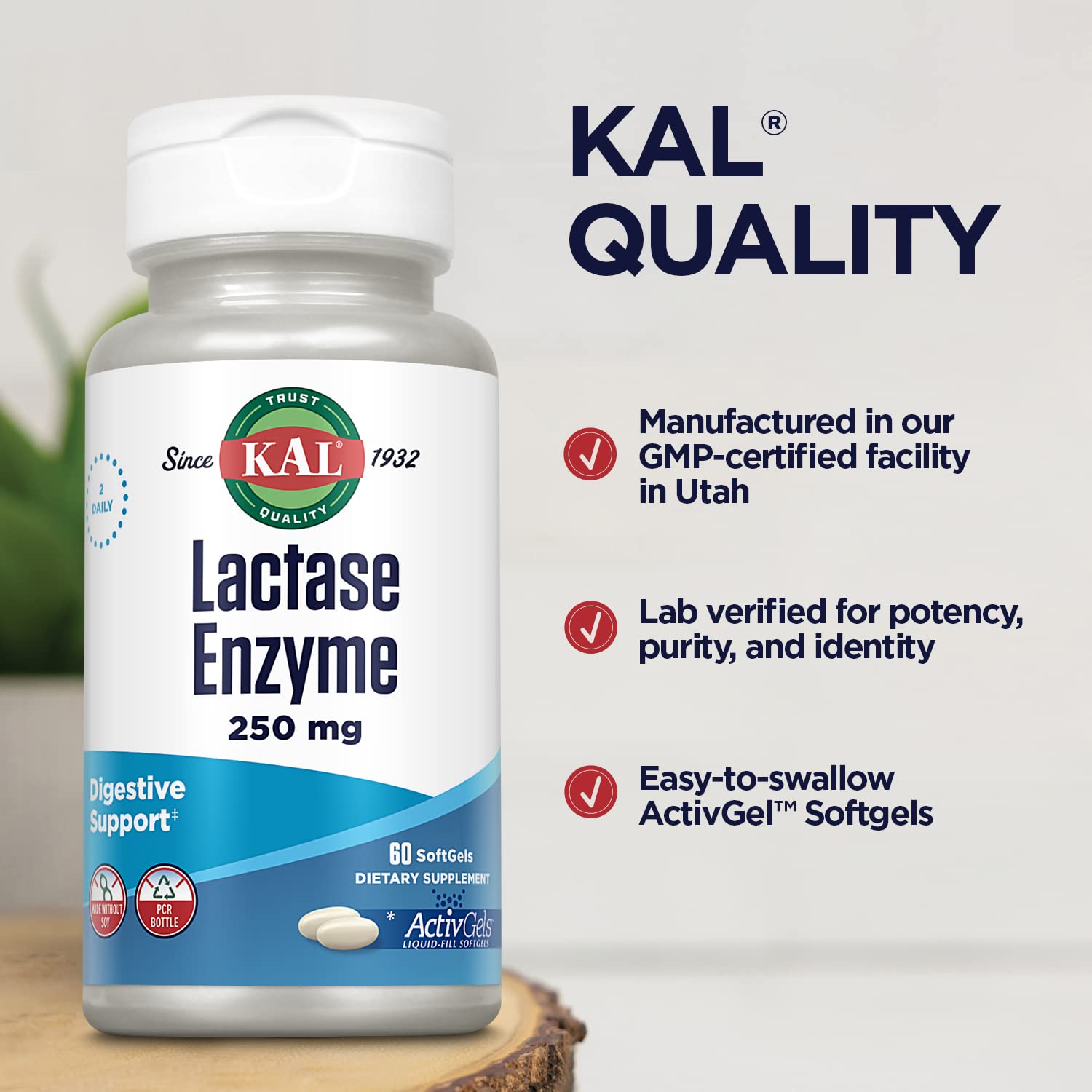 SoftGels for convenient enzyme intake