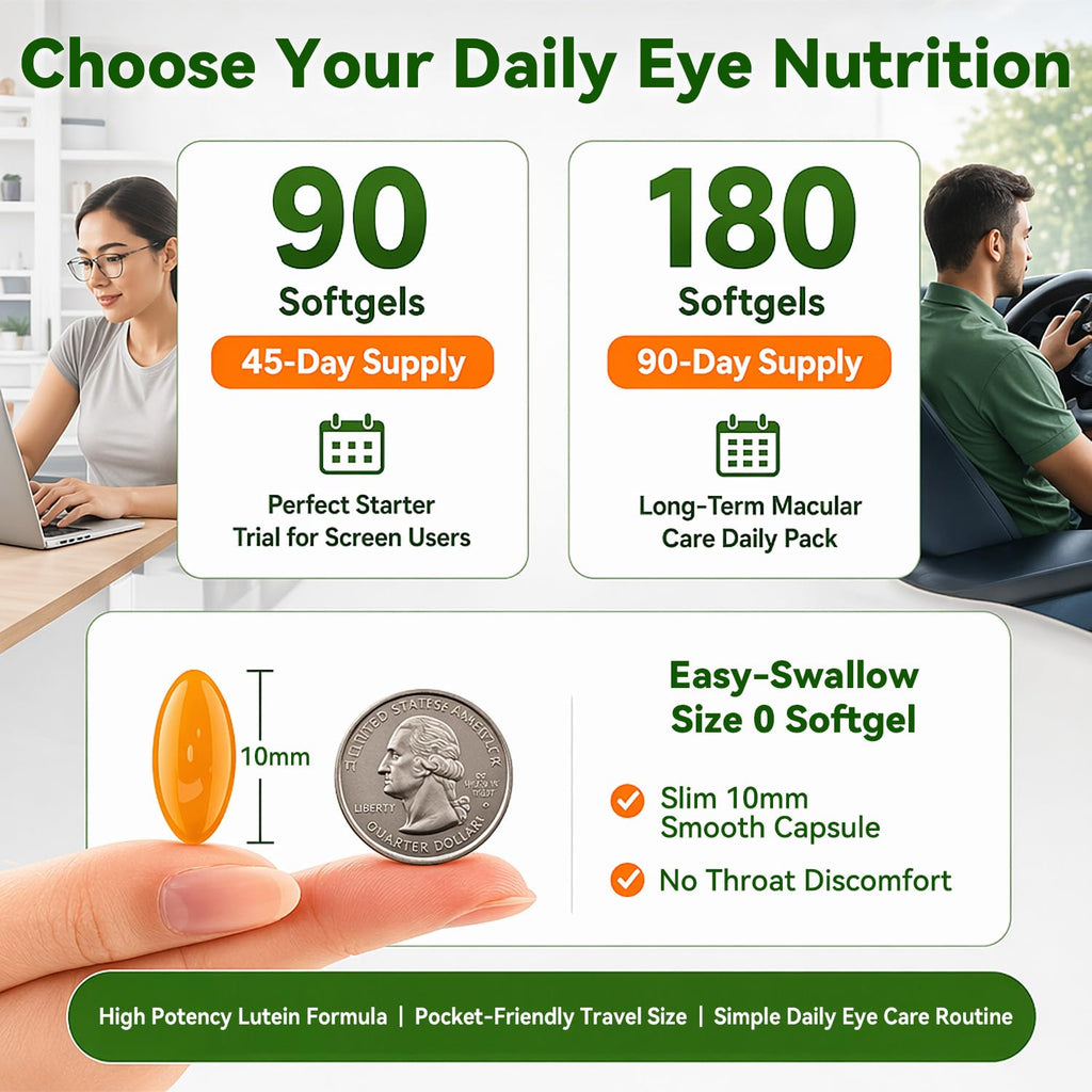 Softgels for daily eye wellness
