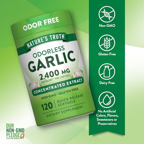softgels for daily garlic intake