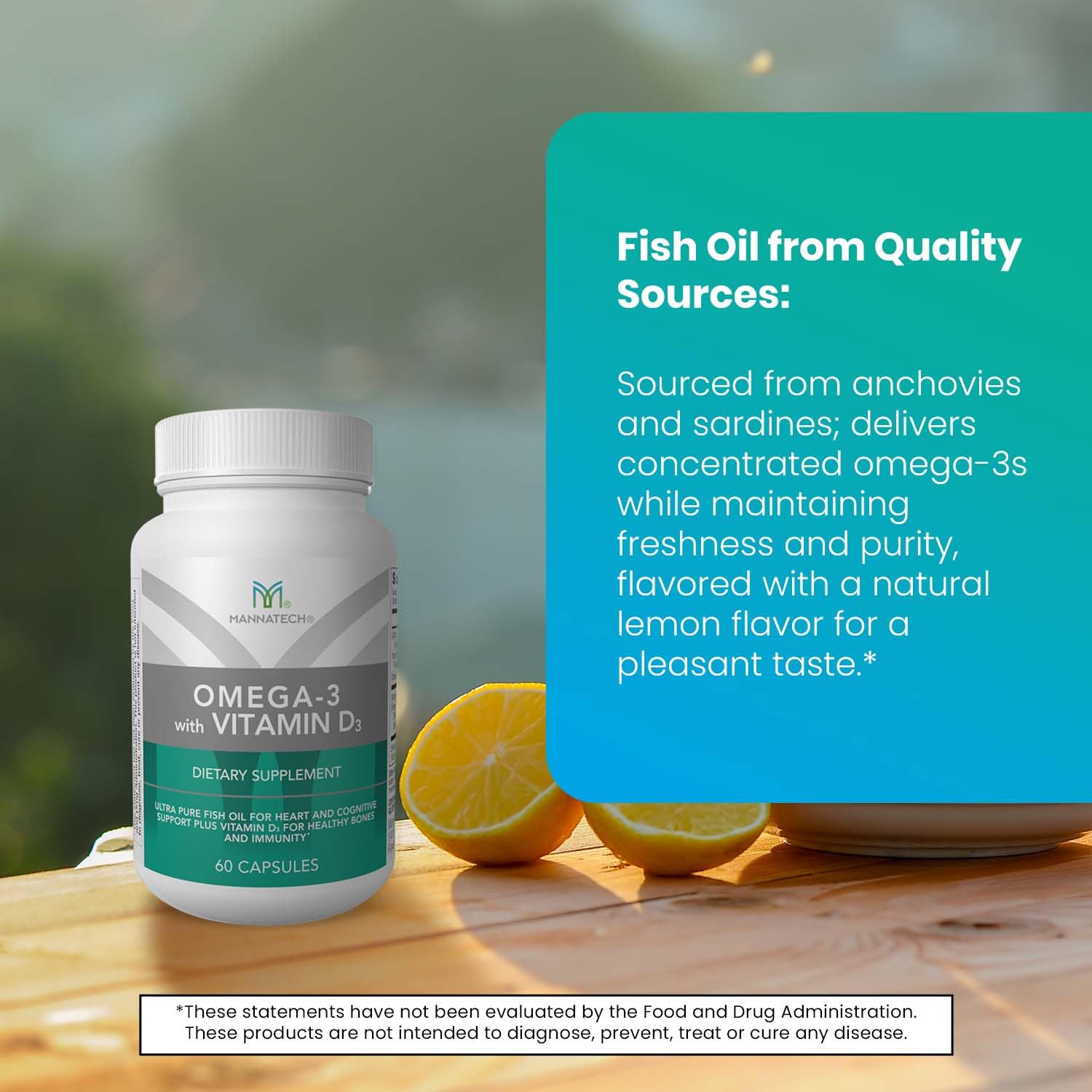 Softgels for daily Omega-3 intake