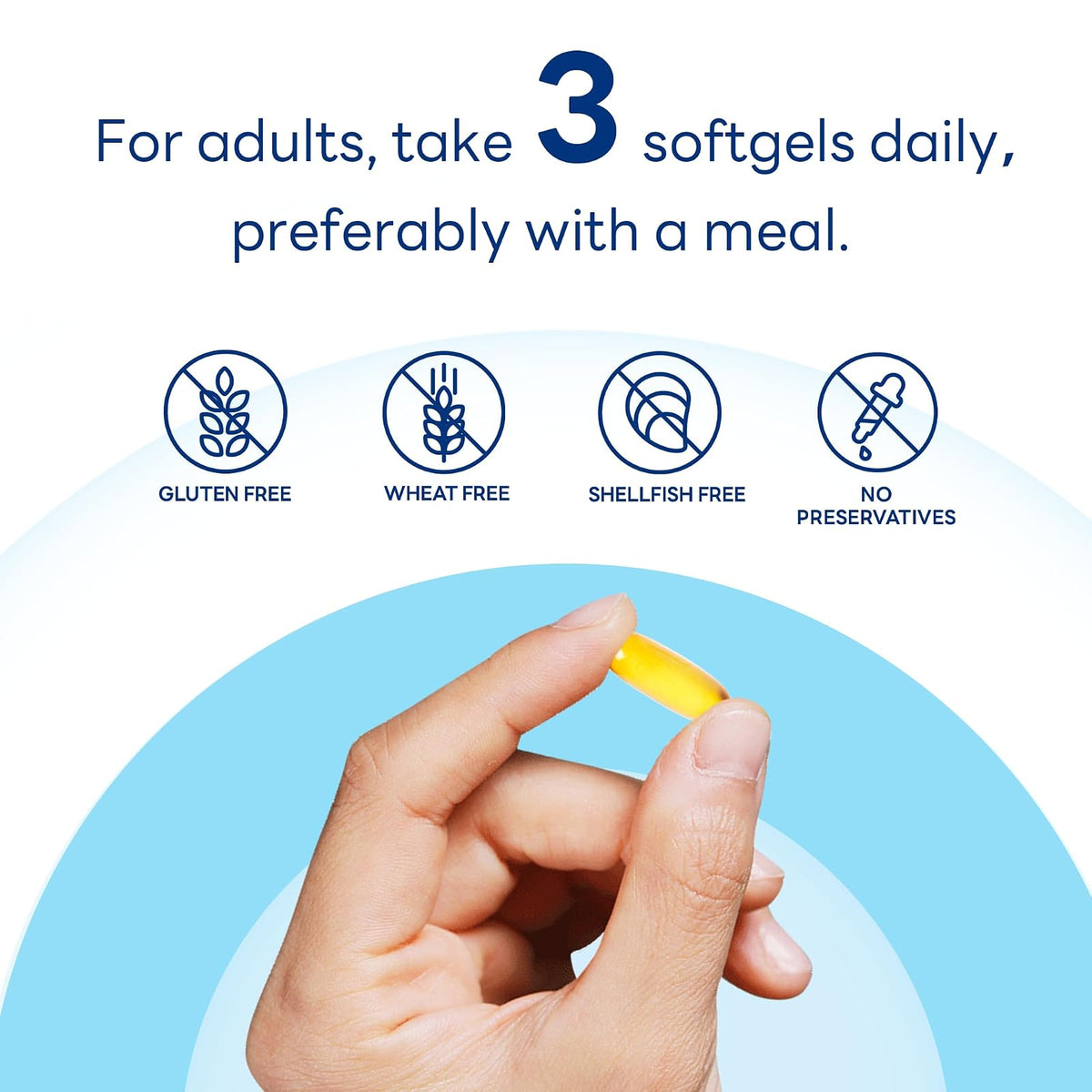 softgels for daily Omega intake