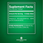softgels for daily vitamin D intake