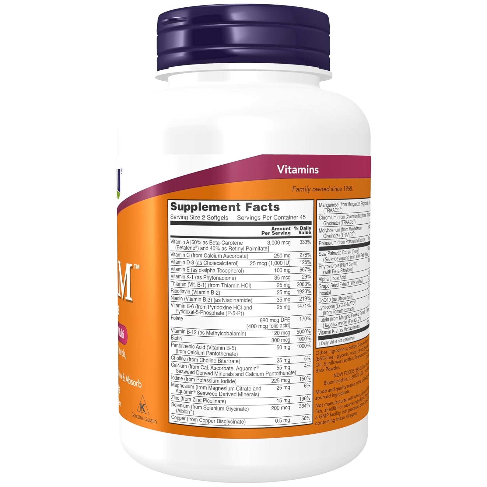 softgels for daily vitamin support