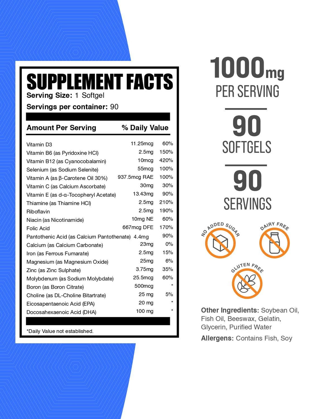 softgels for daily vitamin support