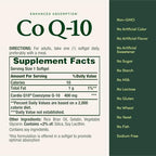 Softgels for easy absorption of CoQ10