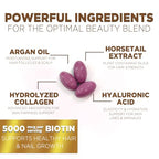 Softgels for easy biotin intake