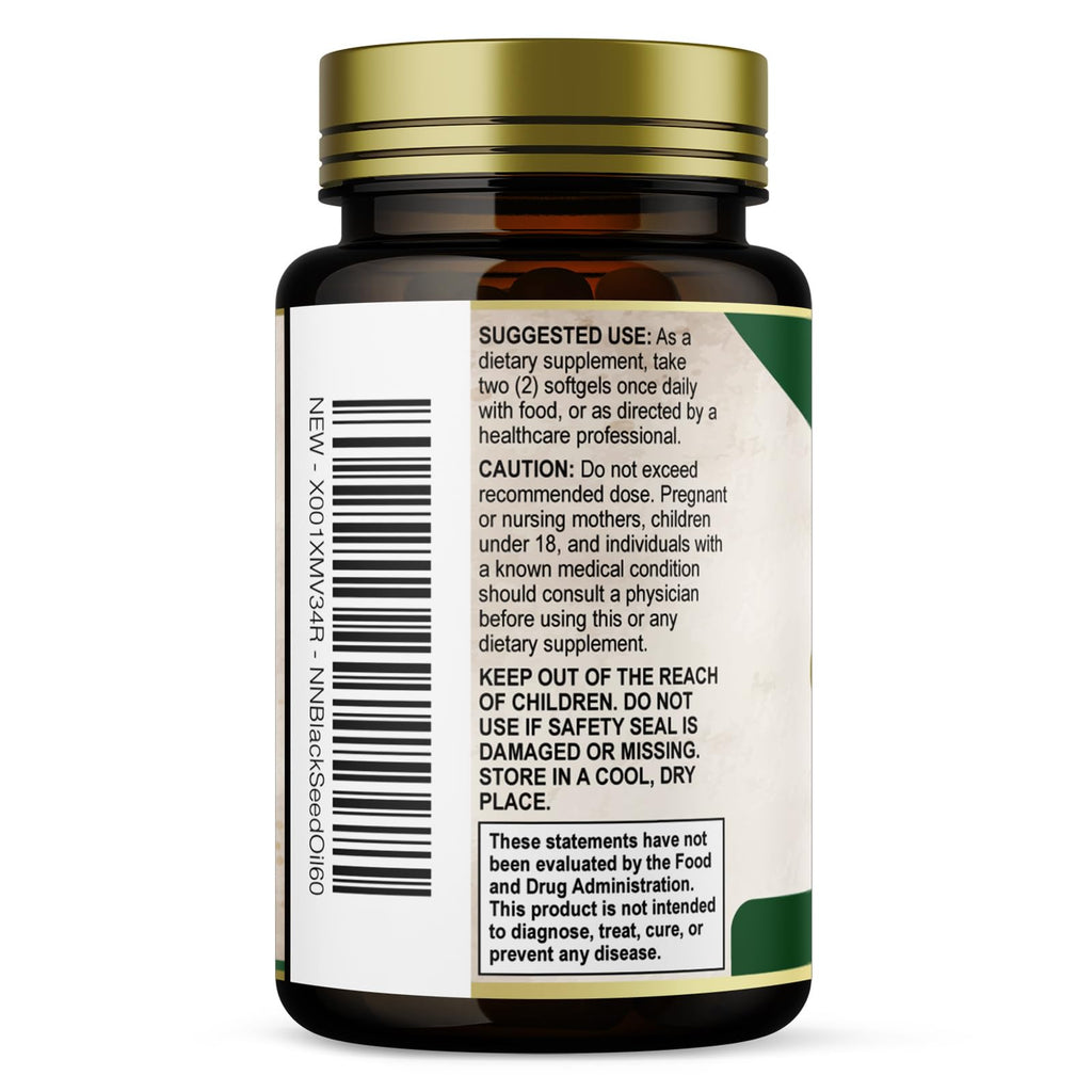 Softgels for easy black seed intake