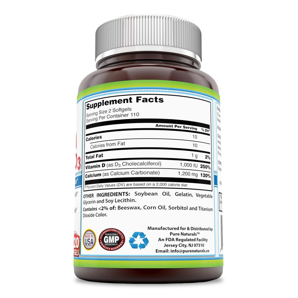 Softgels for easy calcium intake