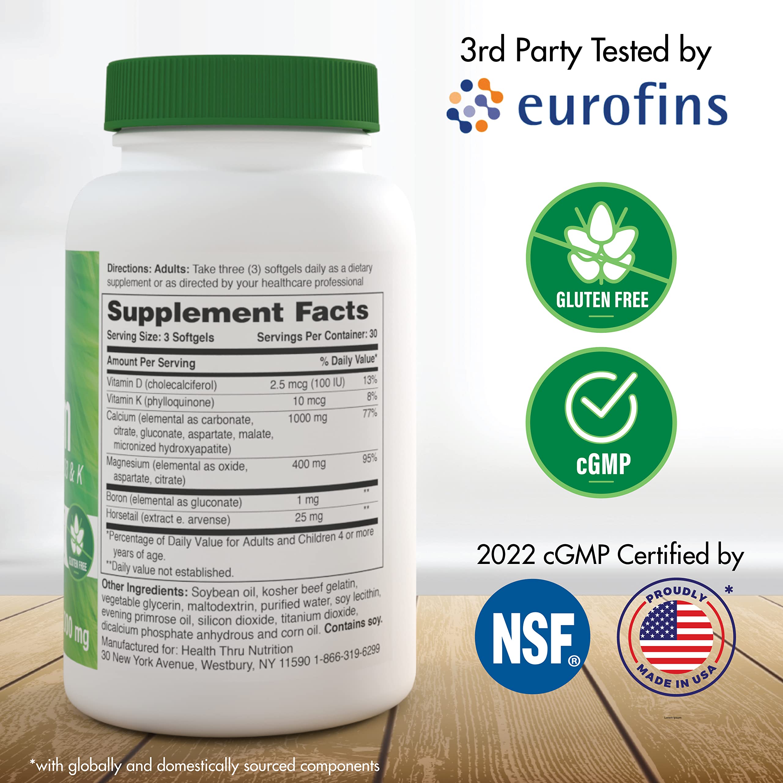 softgels for easy calcium intake