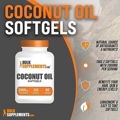 Softgels for easy coconut oil intake