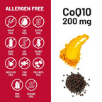 Softgels for easy CoQ10 absorption