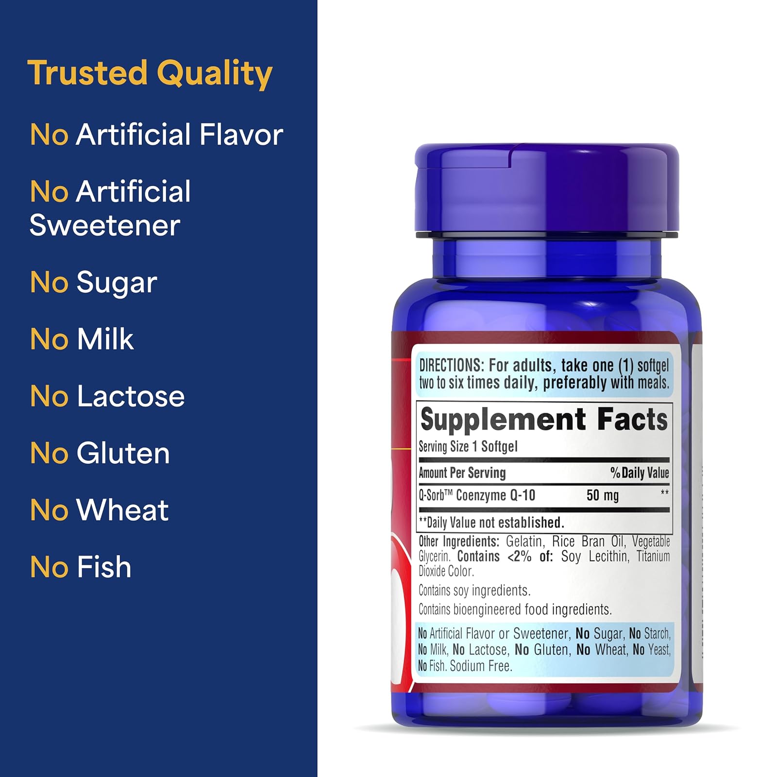 Softgels for easy CoQ10 absorption