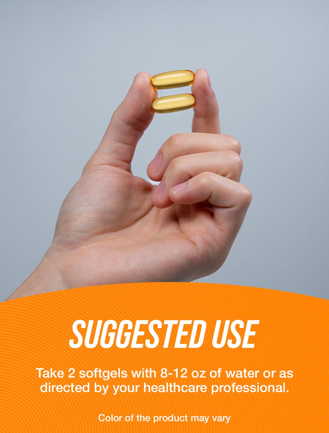 Softgels for easy daily supplementation