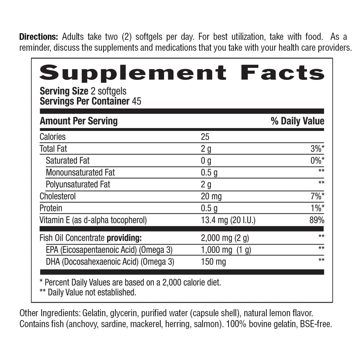 softgels for easy fish oil consumption