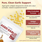 Softgels for easy garlic consumption