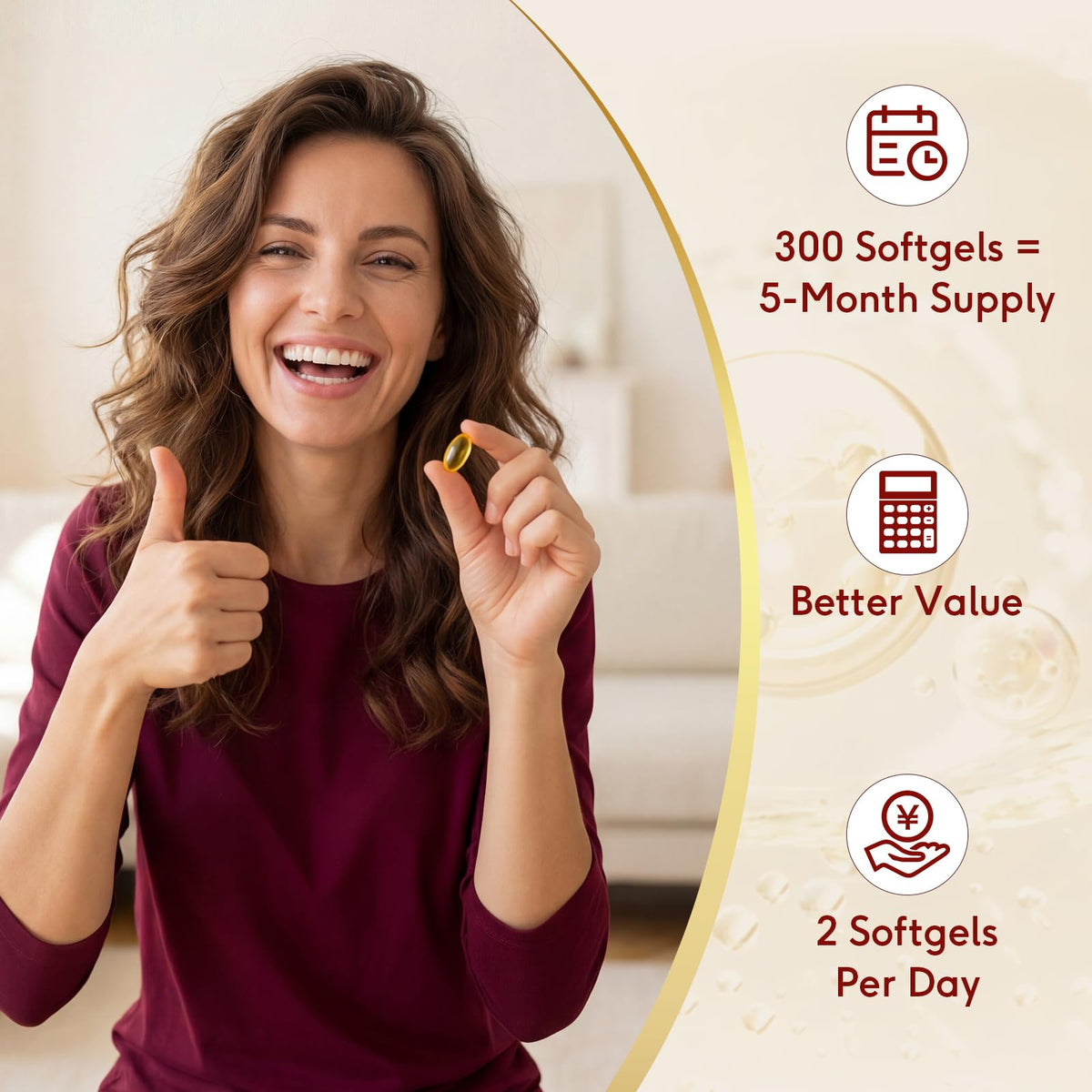 Softgels for easy garlic supplementation
