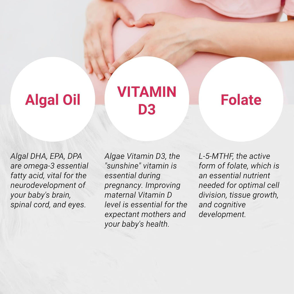 Softgels for easy prenatal nutrition