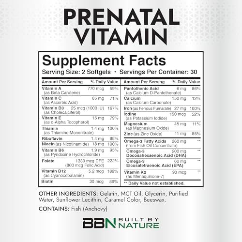 softgels for easy prenatal vitamin intake