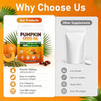 Softgels for easy pumpkin seed oil intake