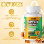 Softgels for easy pumpkin seed oil intake