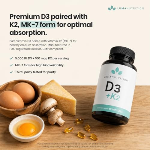 softgels for easy vitamin D absorption