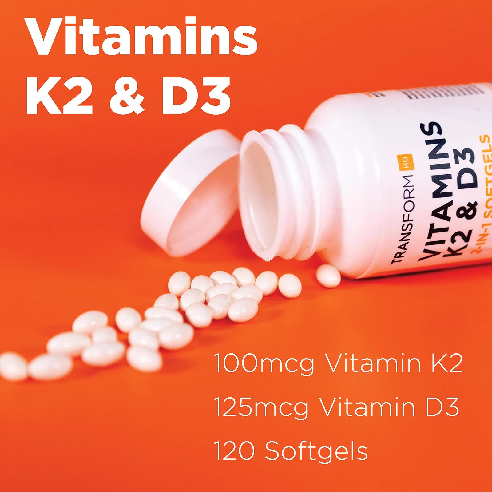 Softgels for easy Vitamin D absorption