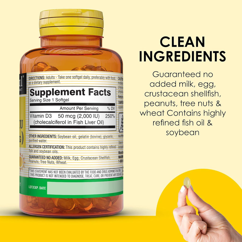softgels for easy vitamin D absorption
