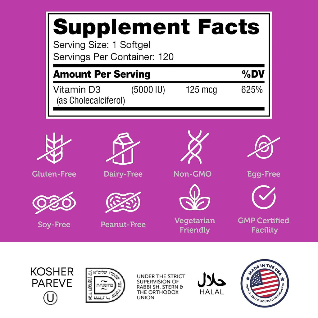 softgels for easy vitamin D intake