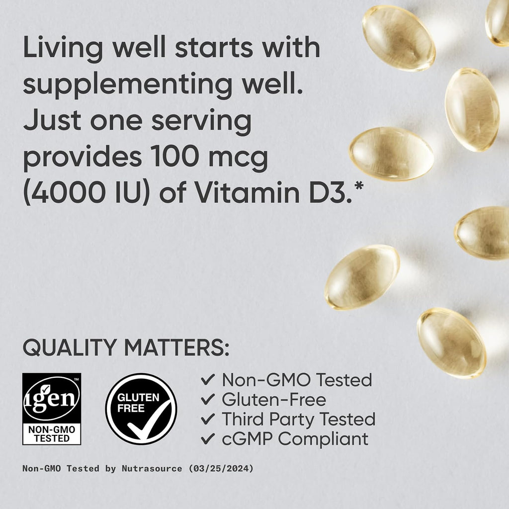 softgels for easy vitamin D intake