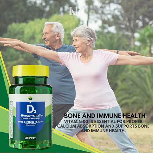 Softgels for easy vitamin D3 absorption
