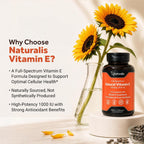 Softgels for easy vitamin E absorption