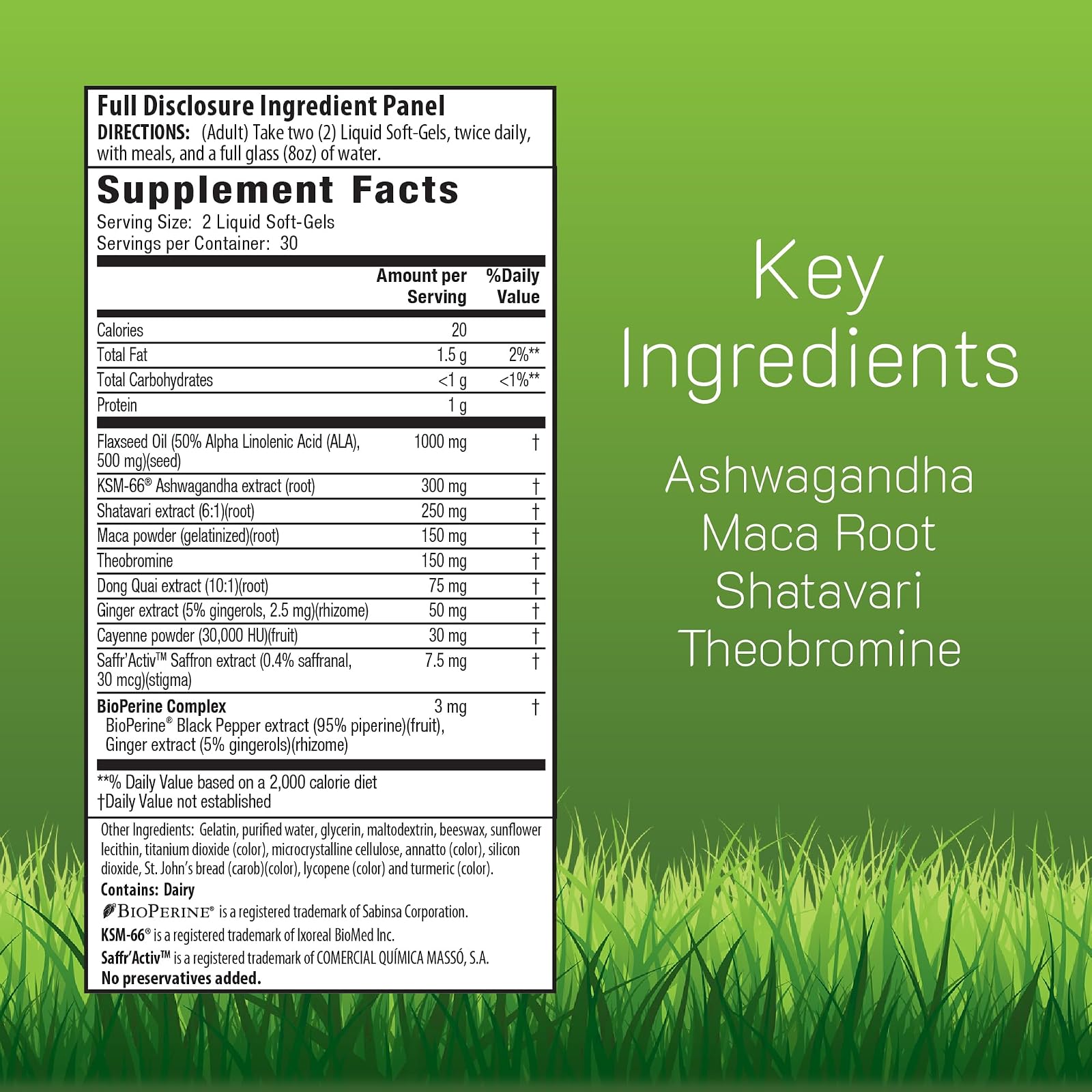 softgels for enhanced female energy