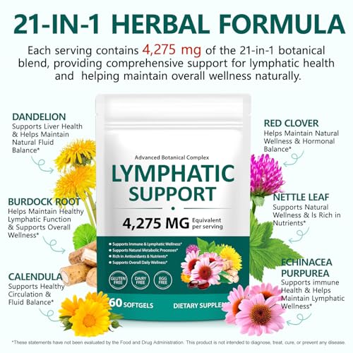 softgels for healthy lymphatic function