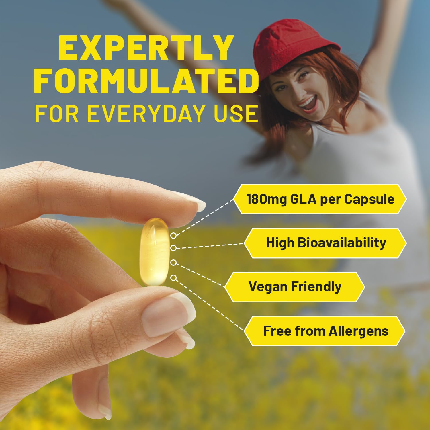 softgels for hormonal balance evening primrose