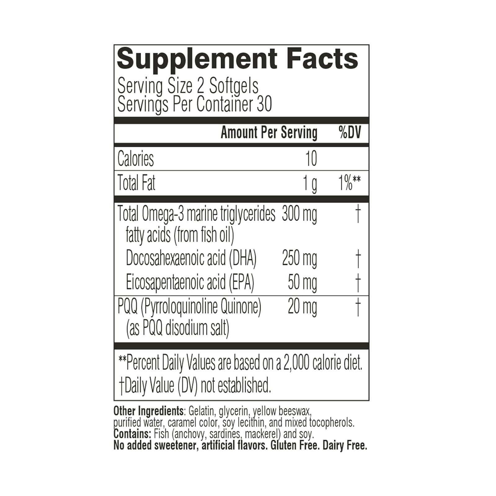 softgels for improved brain energy