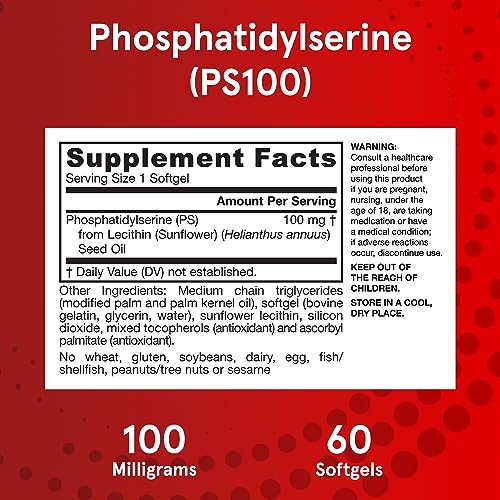 Softgels for improved mental performance