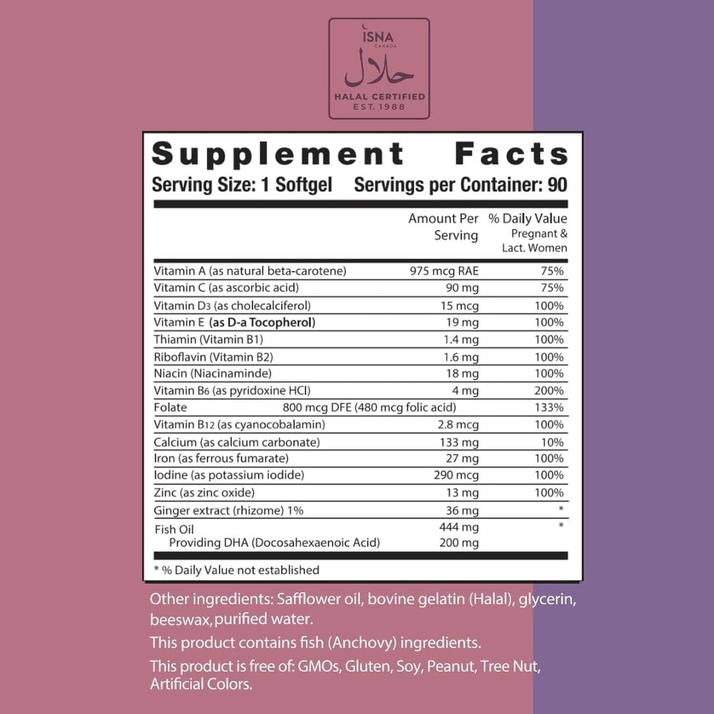 softgels for prenatal health